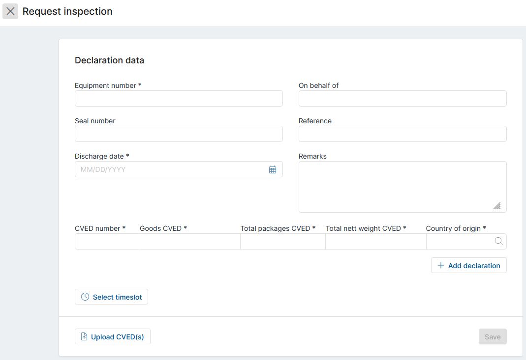 QSG Inspection request applicant - Portbase Kenniscentrum