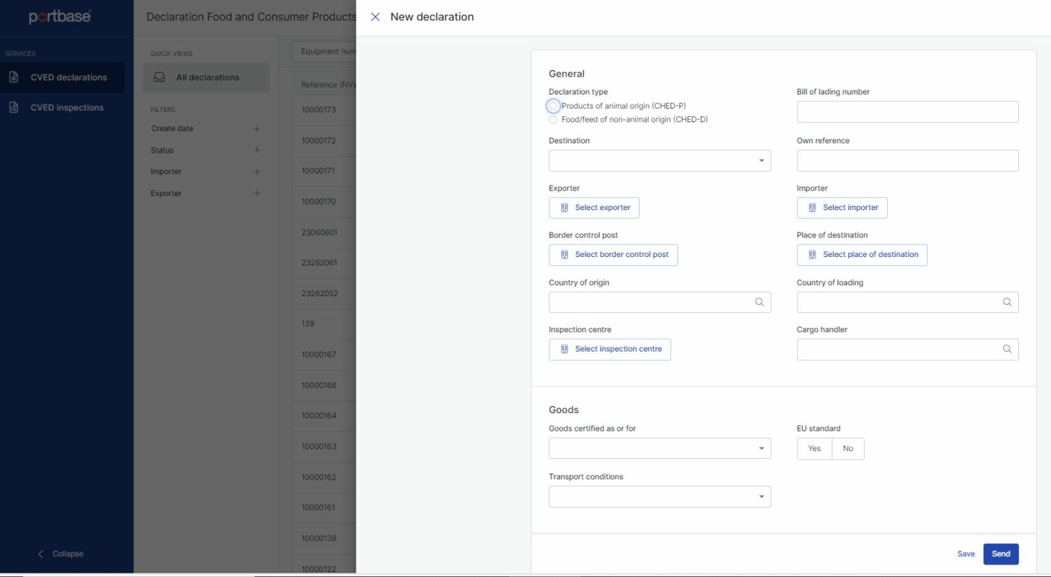 Quick Start Guide - Declaration Food and Consumer Products - Portbase ...
